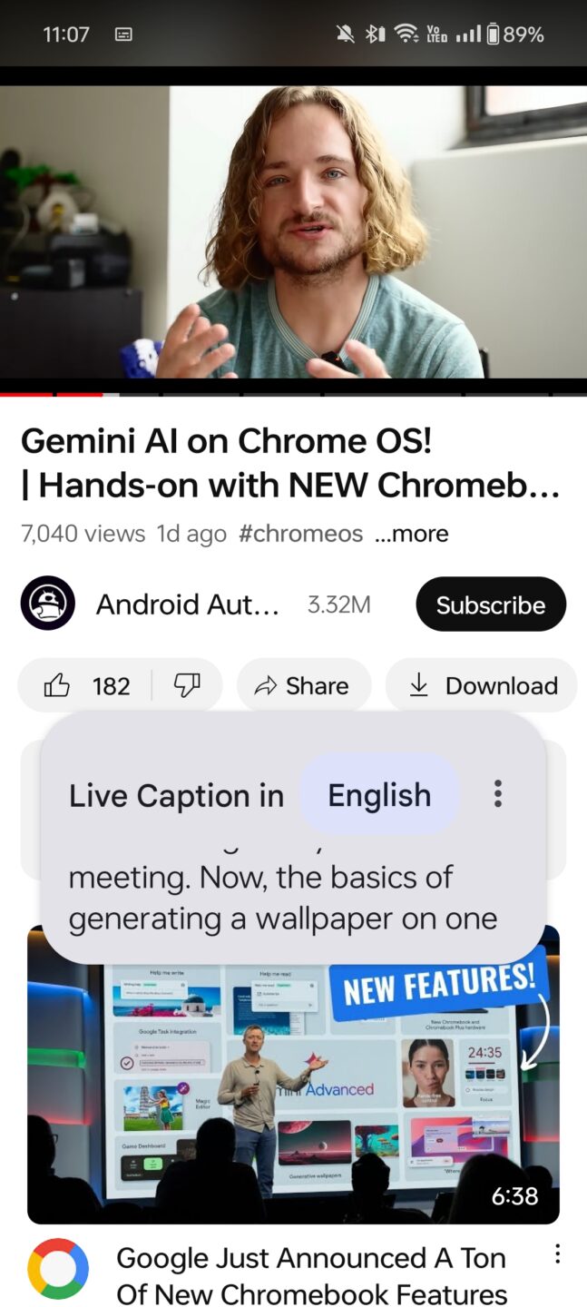 Google will soon let you resize Android's Live Captions feature