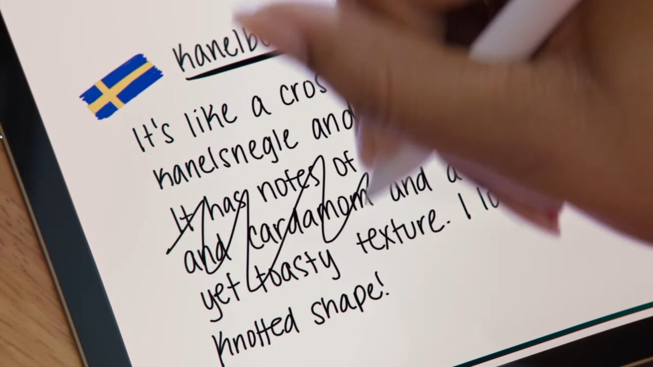 Apple's Smart Script feature could be a boon for untidy iPad jotters