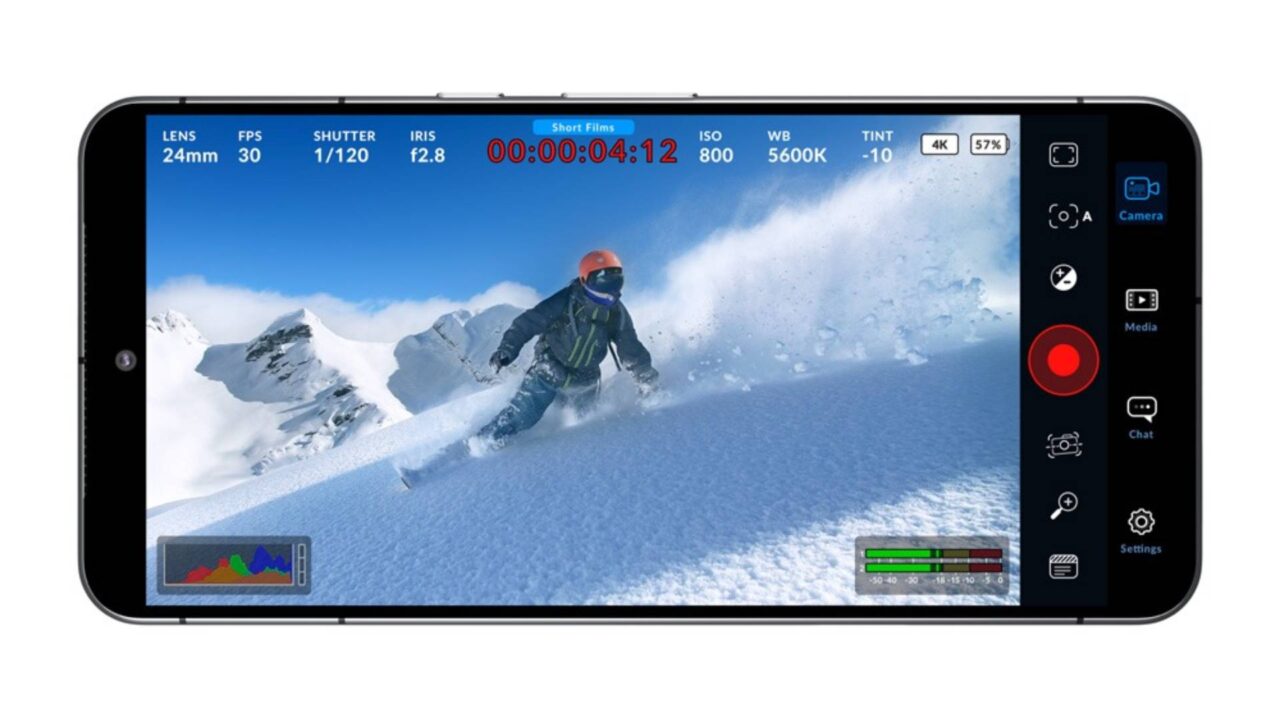 Blackmagic Camera app with pro video controls lands on Android