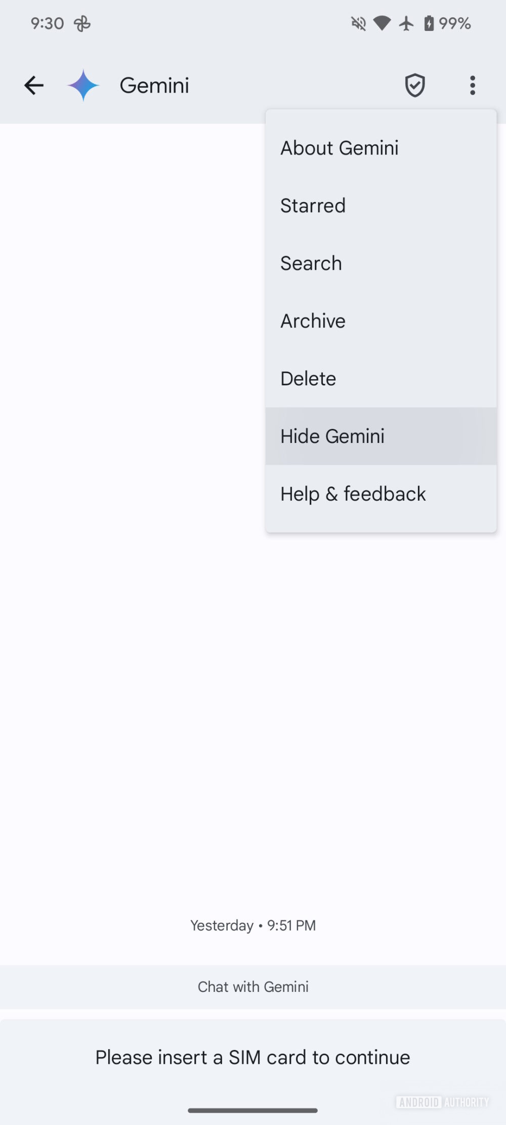 Google may soon let you hide Gemini in Messages (Update) - Android ...