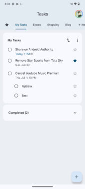 Google Tasks could soon lose its bottom bar (APK teardown)