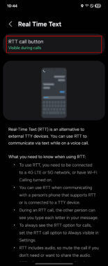 What is RTT calling? How do I enable it on my phone?