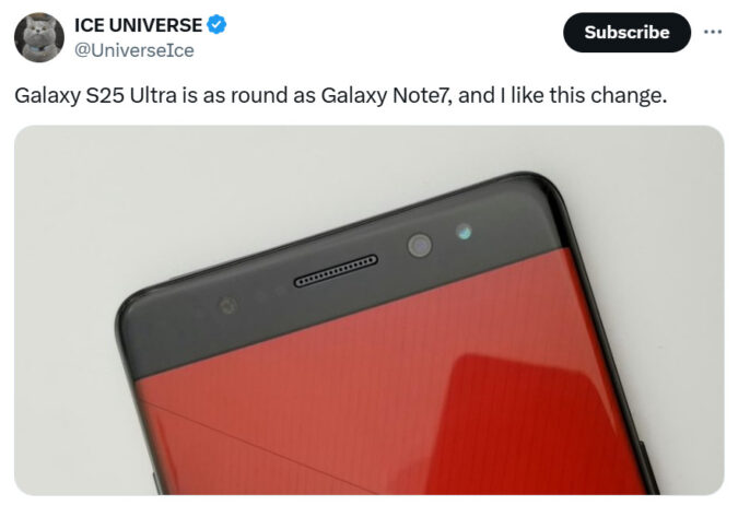 Samsung takes inspiration from the Note 7 for the Galaxy S25 Ultra ...
