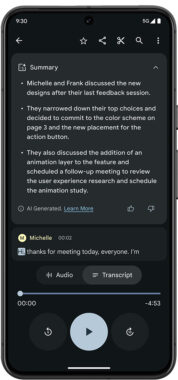Google Recorder app now offers improved, downloadable summaries