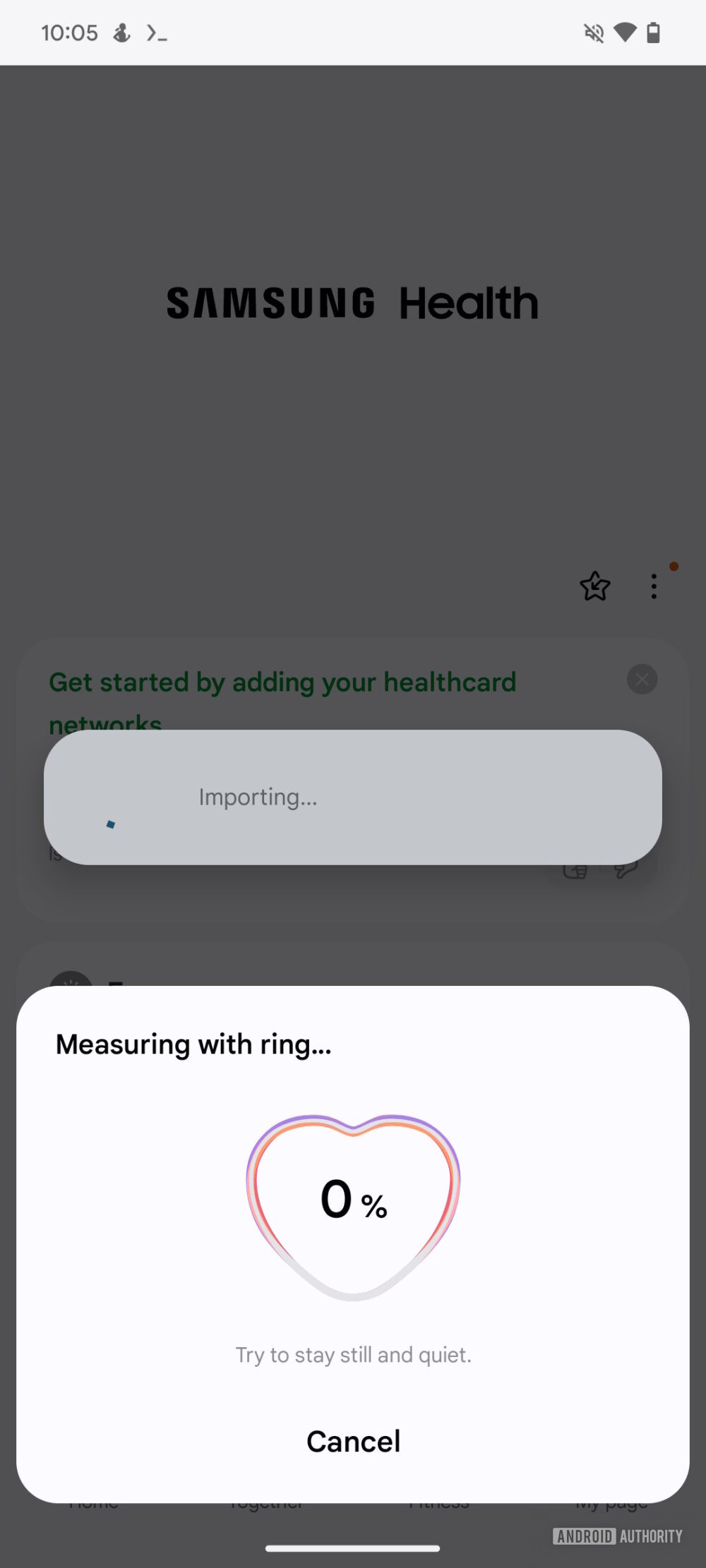 Here's your first look at some of Galaxy Ring's health tracking ...