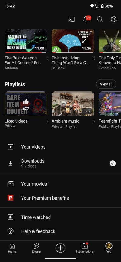 YouTube's latest experiment adds Shorts to Smart Downloads