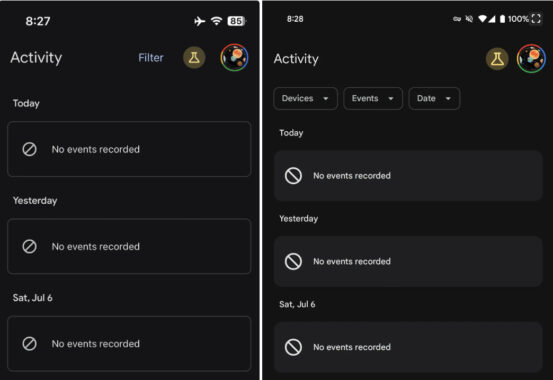 Google Home app makes it easier to sort events with redesigned Activity tab