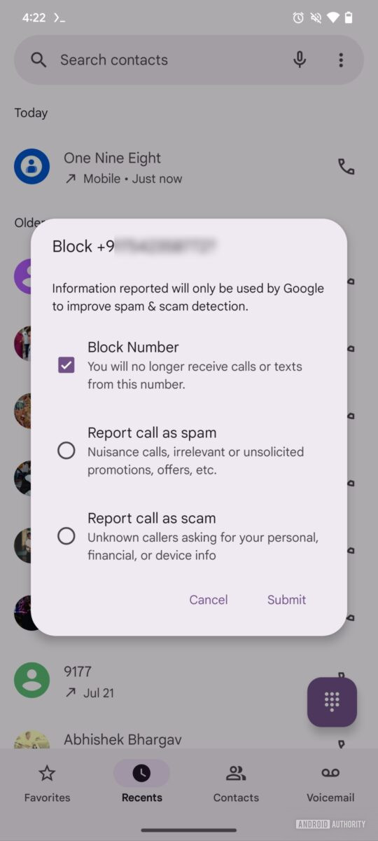 Signs of Google Phone scam detection surface in app beta - Android ...