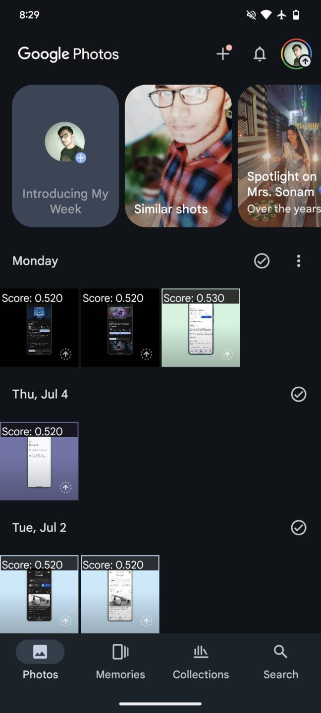 Here's our first look at Google Photos' My Week feature