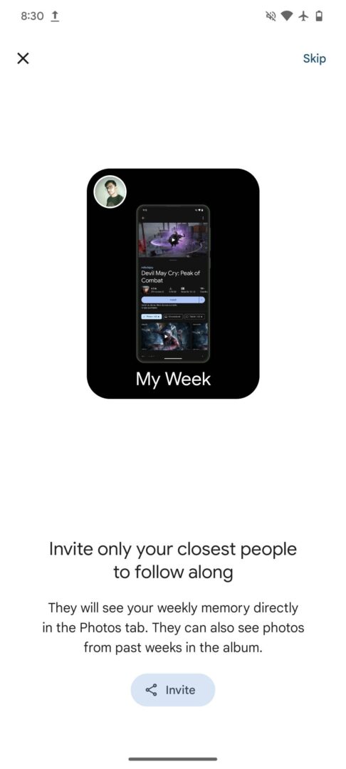 Here's our first look at Google Photos' My Week feature