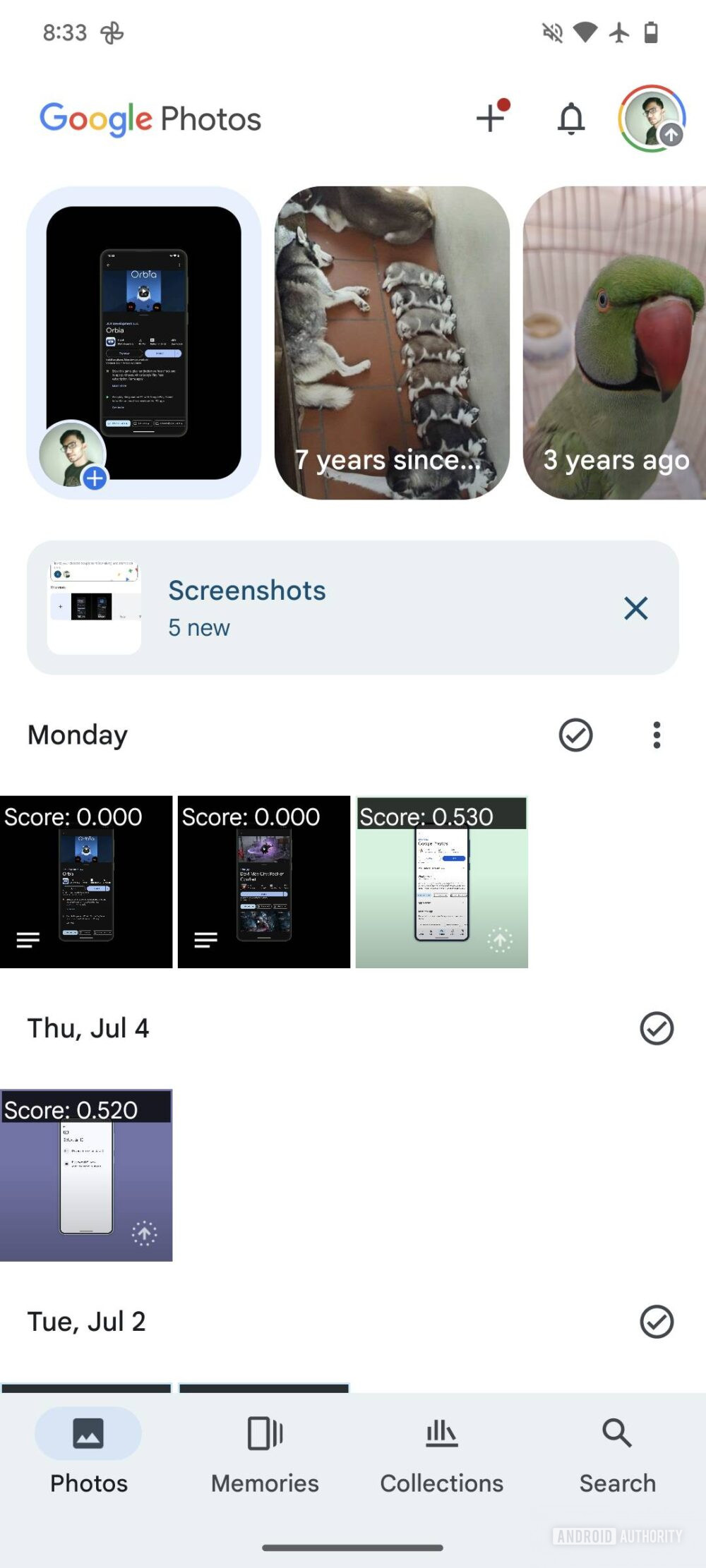 Here's our first look at Google Photos' My Week feature