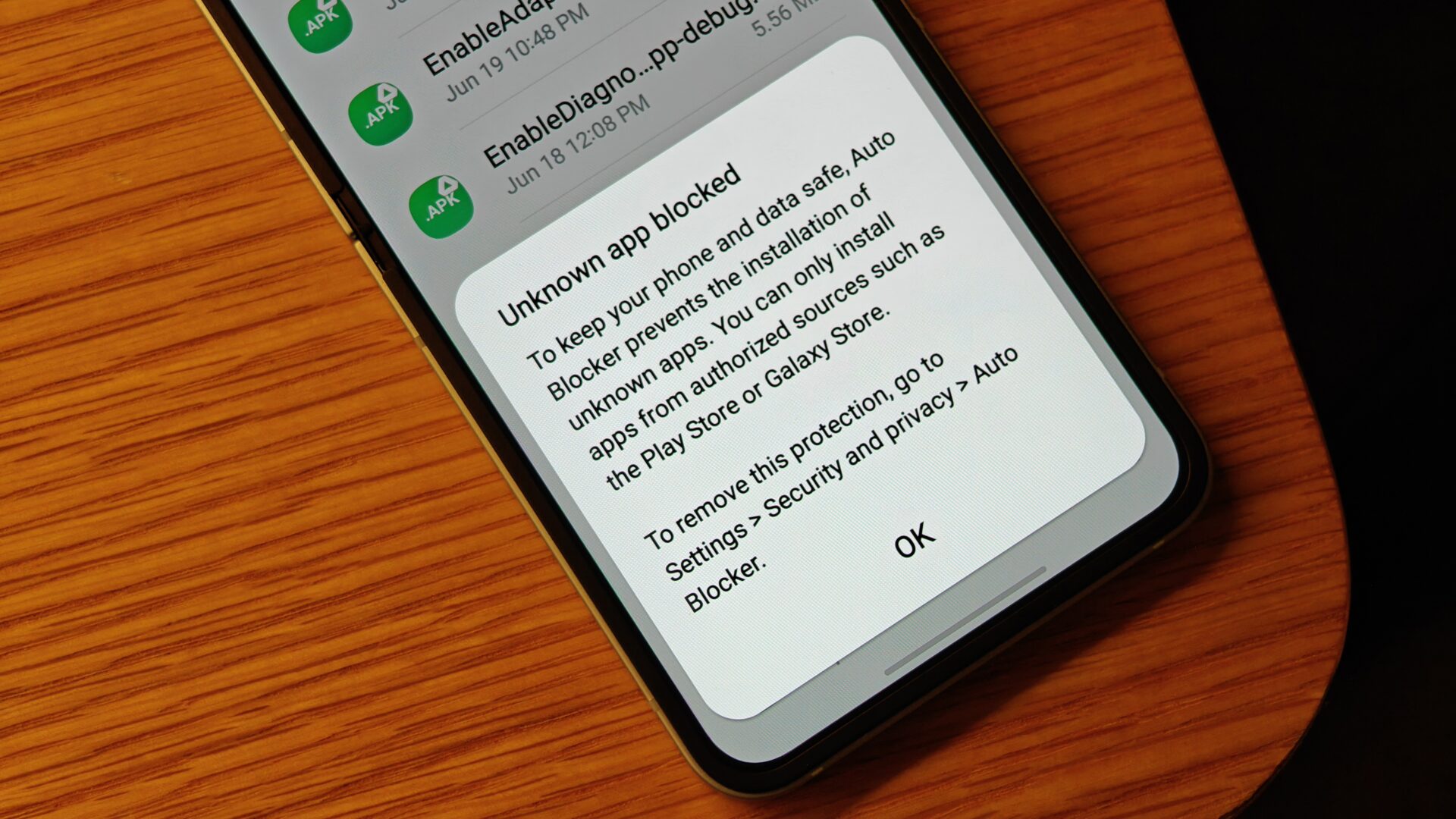 New Samsung phones block sideloading by default. Here's how to re-enable it.