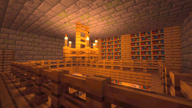 How to make bookshelves in Minecraft: Crafting recipe and complete ...