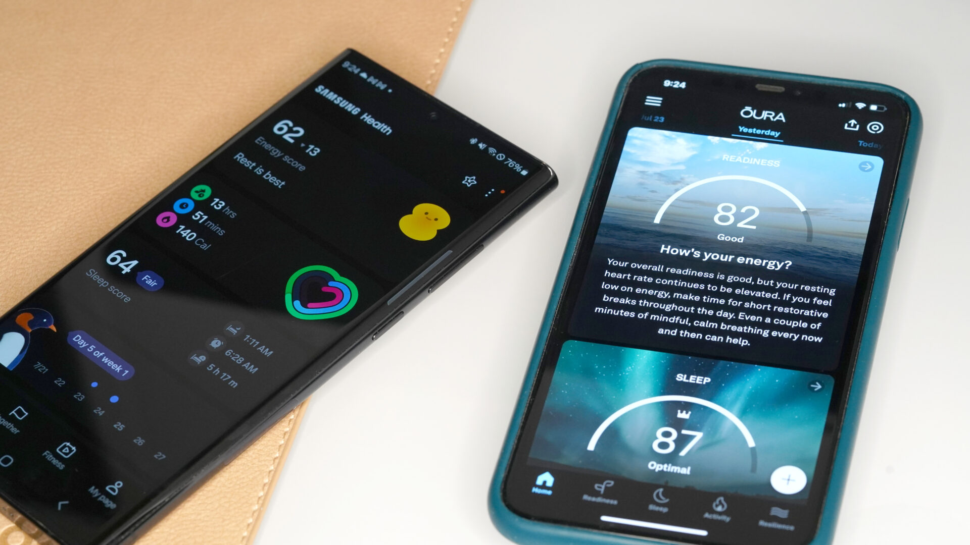 Samsung Galaxy Ring vs Oura Ring 3 one week hands-on test