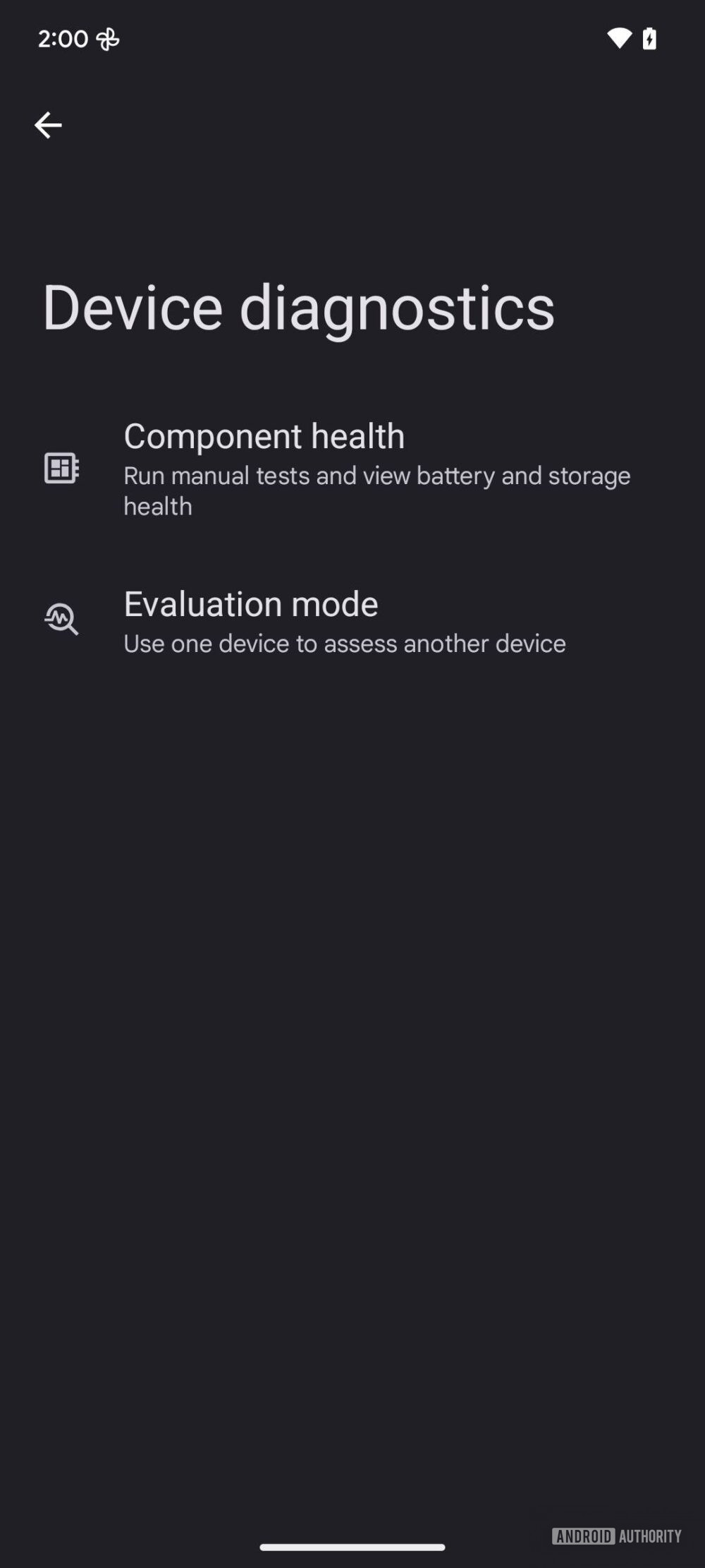 Android 15's Device diagnostics tool is live in the latest beta