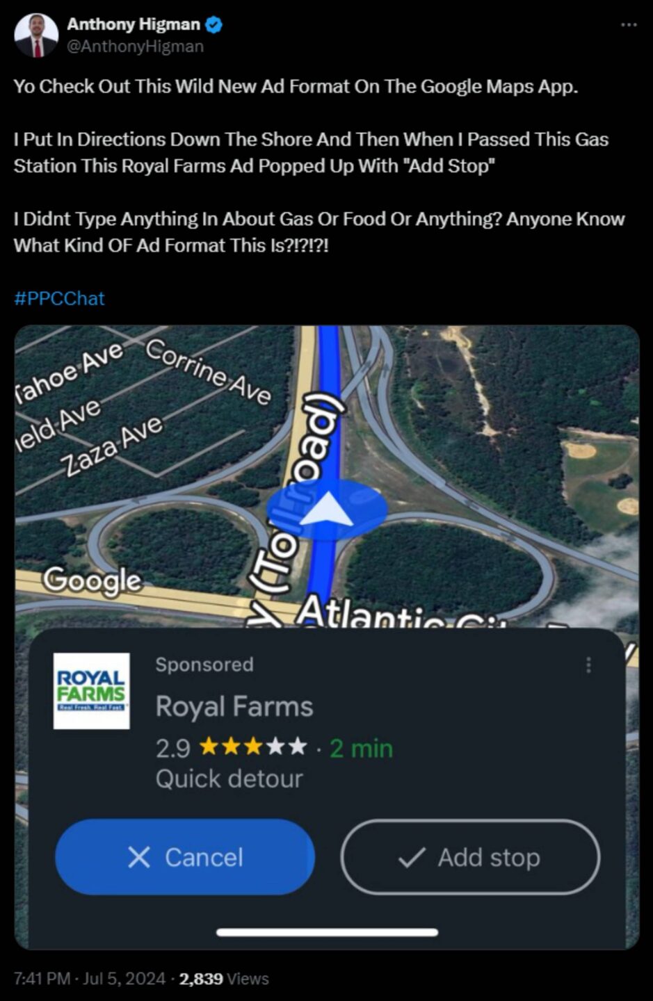 Google Maps tests new pop-up ads that give you an unnecessary detour ...