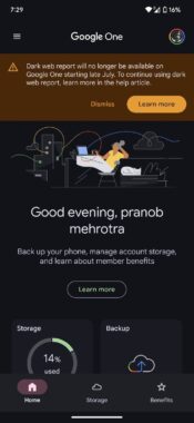 Google One's Dark web reports will soon be available to all Google users