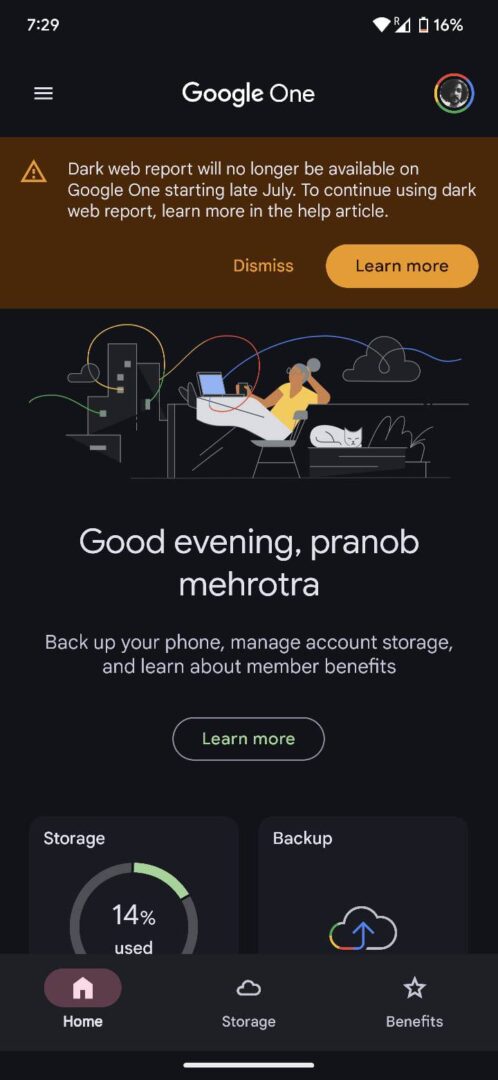 Google One's Dark web reports will soon be available to all Google users