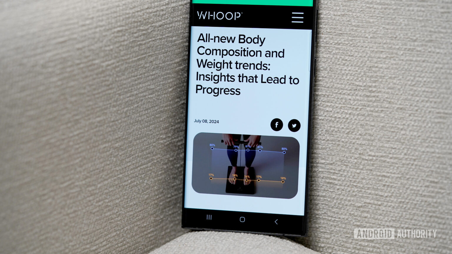 Whoop now lets users track body composition and weight