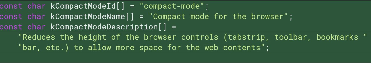 Early work on Chrome compact mode may free toolbar space - Android ...