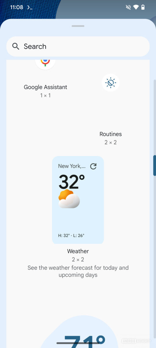 Three new Google weather widgets may hit Android soon - Android Authority