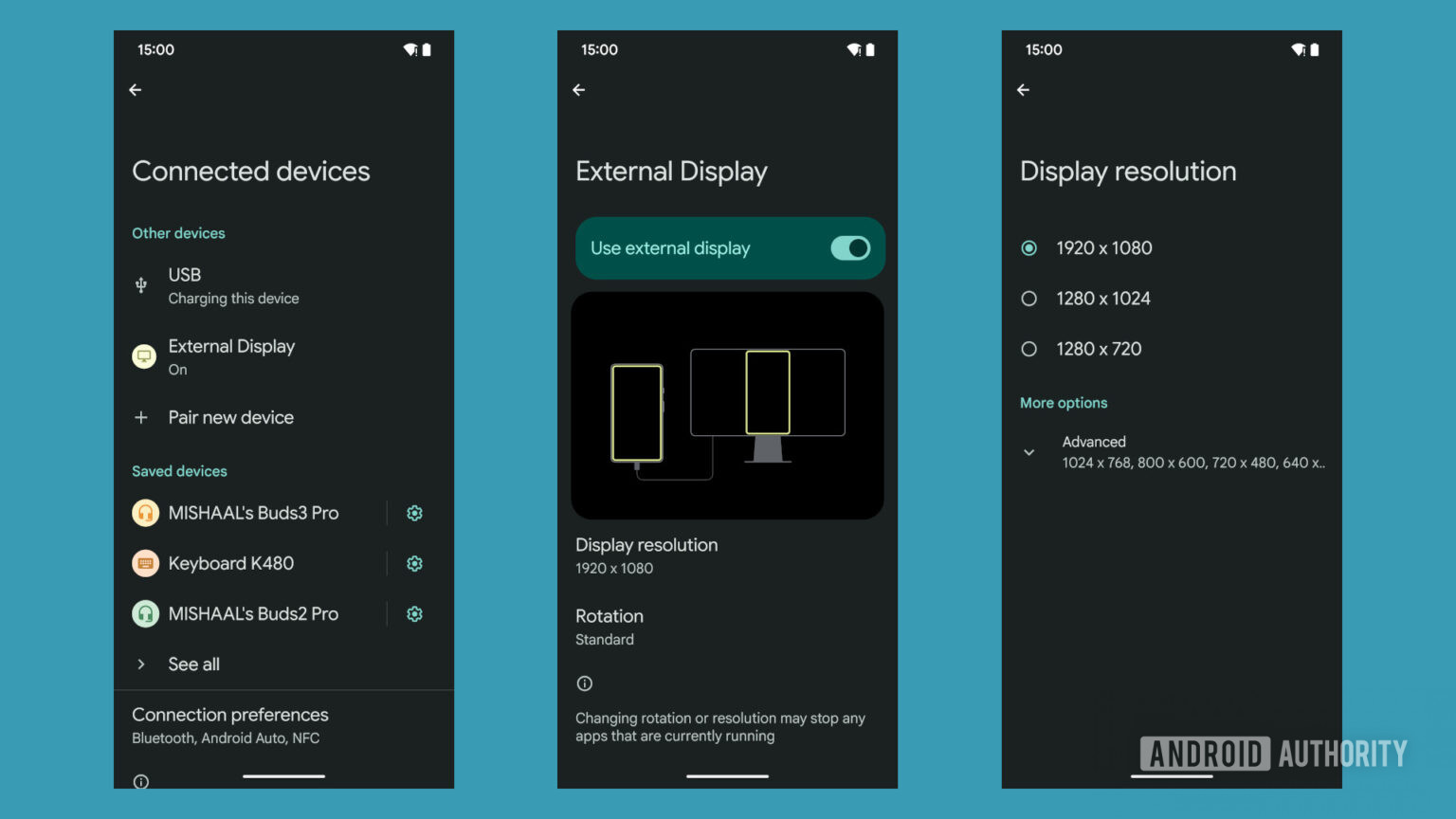 Android 15 could add new settings to manage your external display - Android Authority