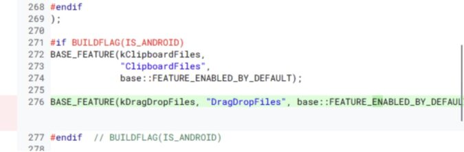 Google might bring drag-and-drop support to Chrome on Android