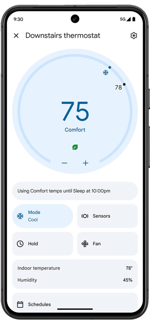 Google launches new Nest Thermostat that looks like a giant Pixel Watch ...