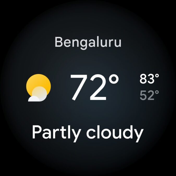 The Google Weather app for Wear OS now has a more detailed forecast ...