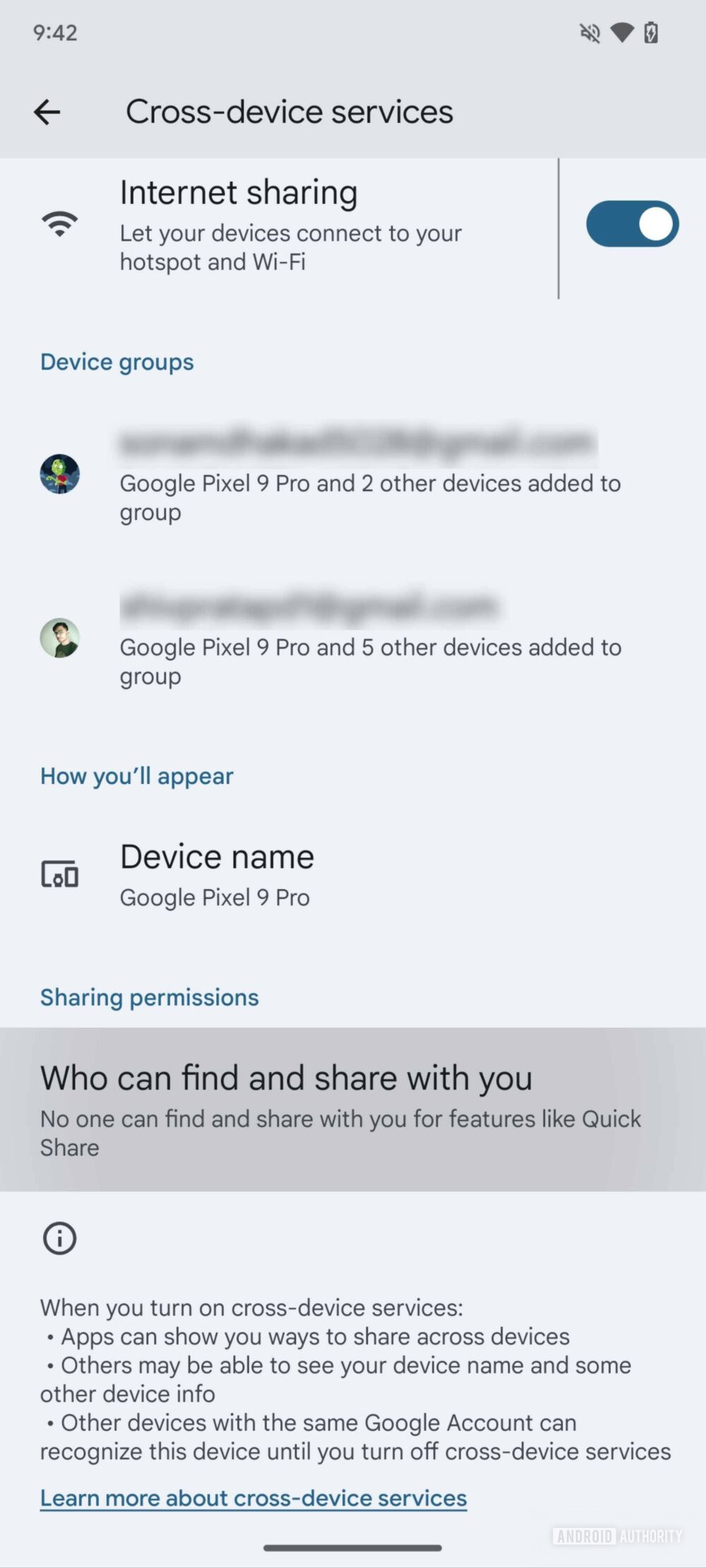 Cross-device services could soon get a Quick Share visibility toggle ...