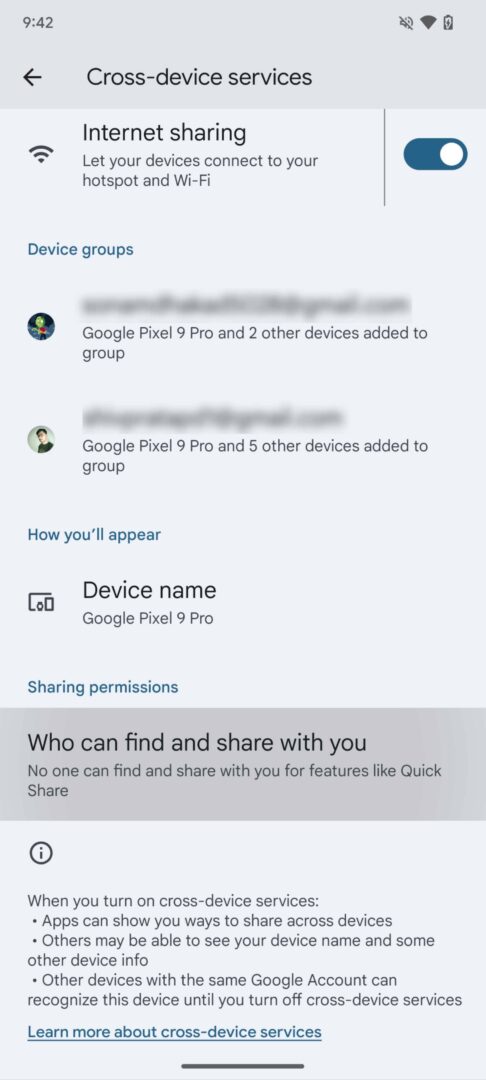 Cross-device services could soon get a Quick Share visibility toggle ...