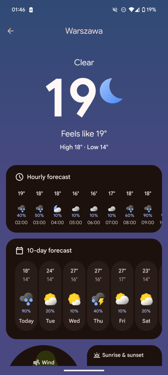 Google Pixel 9 has a new weather app, here's what it looks like