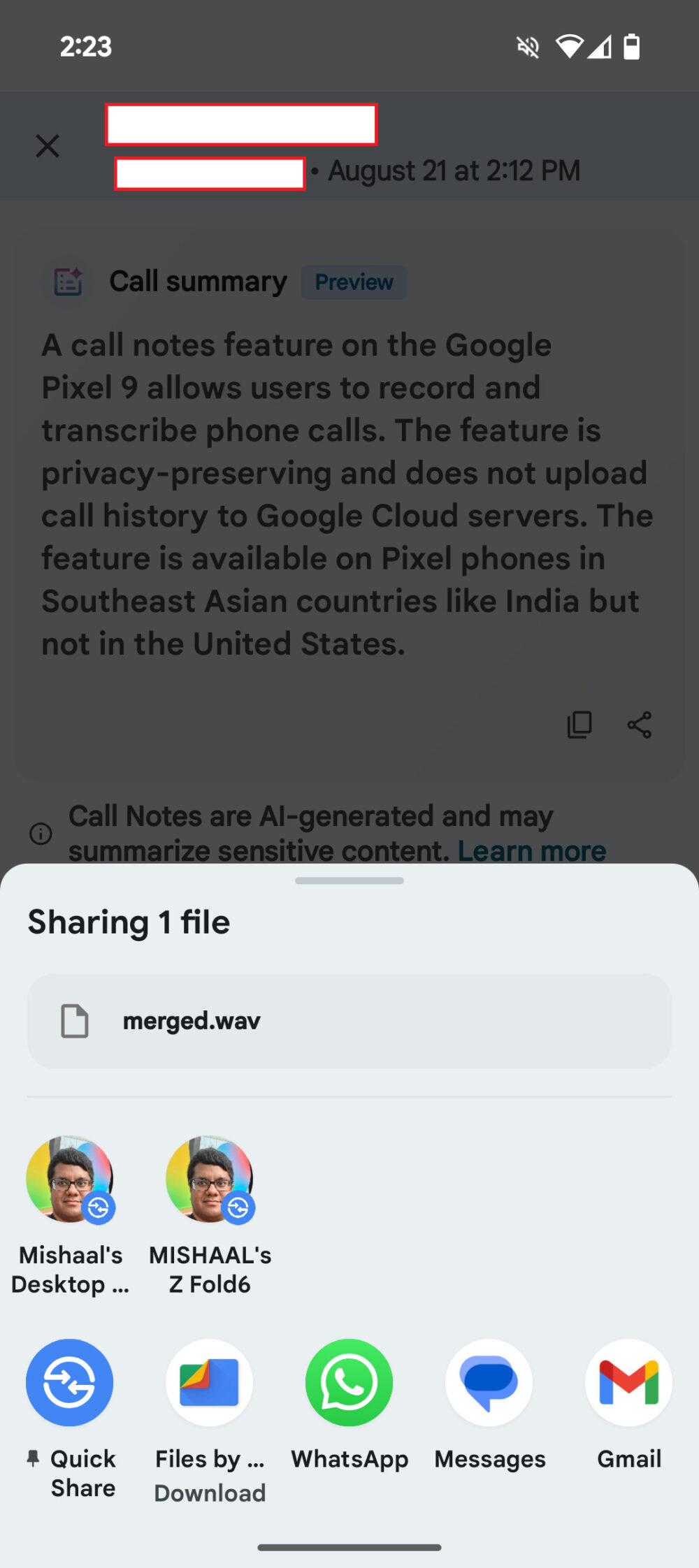 Pixel 9's exclusive Call Notes feature could soon become more useful