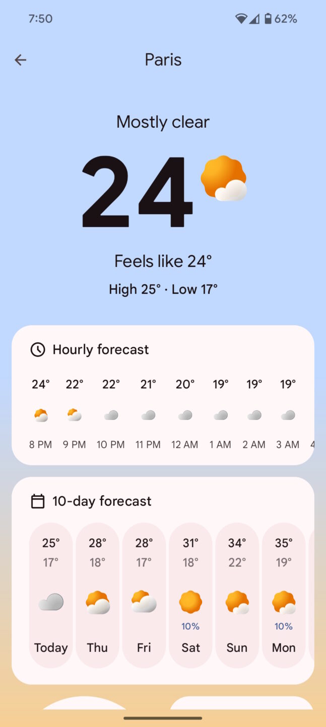 You can now try out the new Weather app ahead of the Pixel 9's release ...