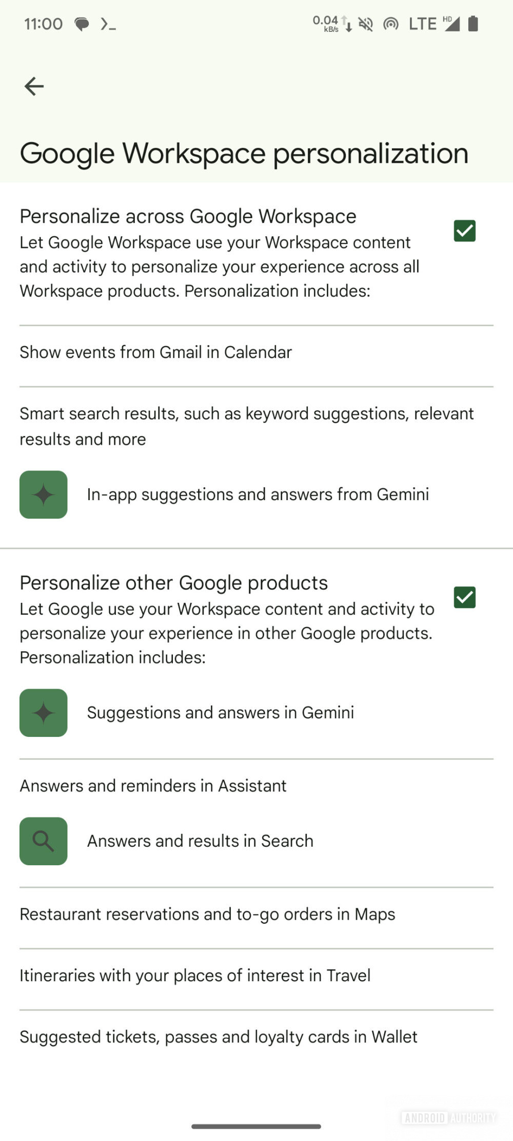 Gmail Workspace personalization options show fresh signs of life ...