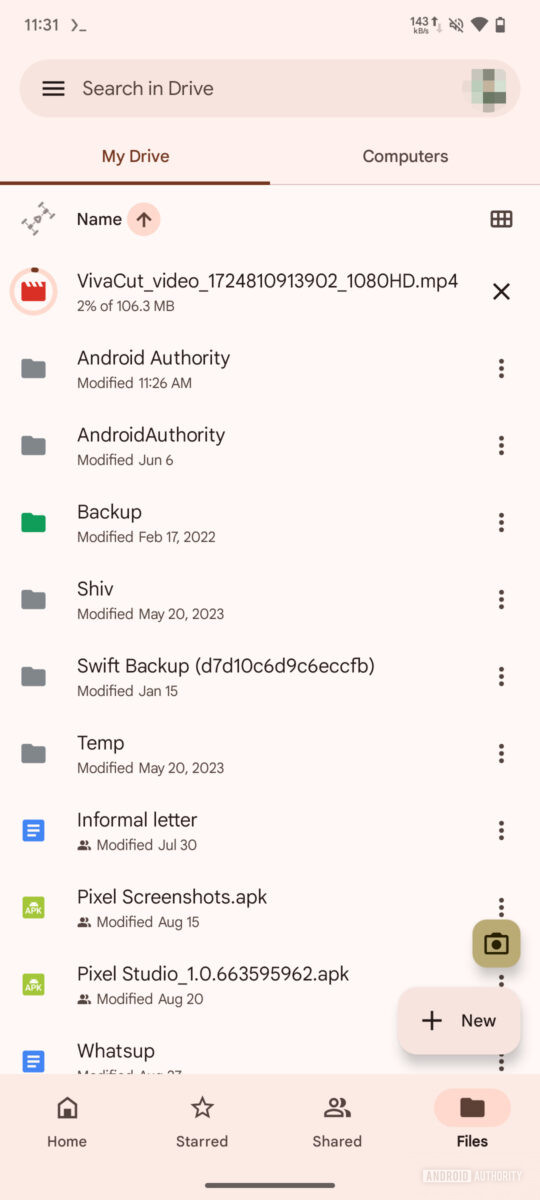 Google Drive upload progress may finally show detailed info - Android ...