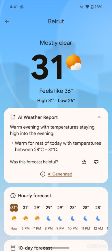 Google begins rolling out Pixel Weather app update to Pixel 6 and above