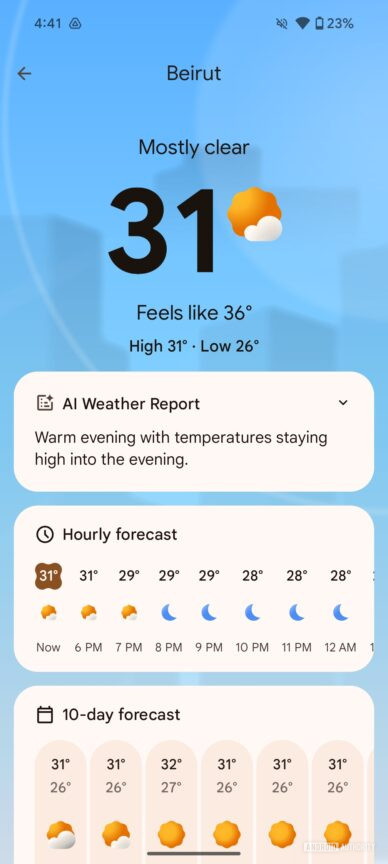 AI Weather Reports and Weather Map are coming to more Pixel devices