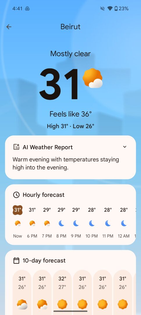 AI Weather Reports and Weather Map are coming to more Pixel devices