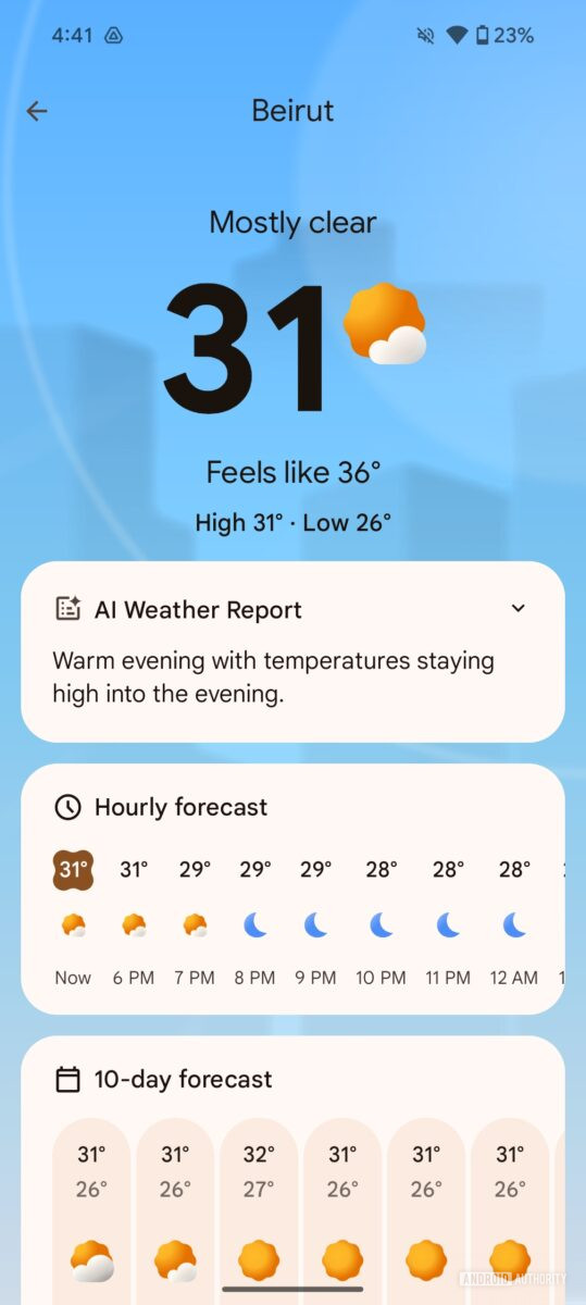 AI Weather Reports and Weather Map are coming to more Pixel devices