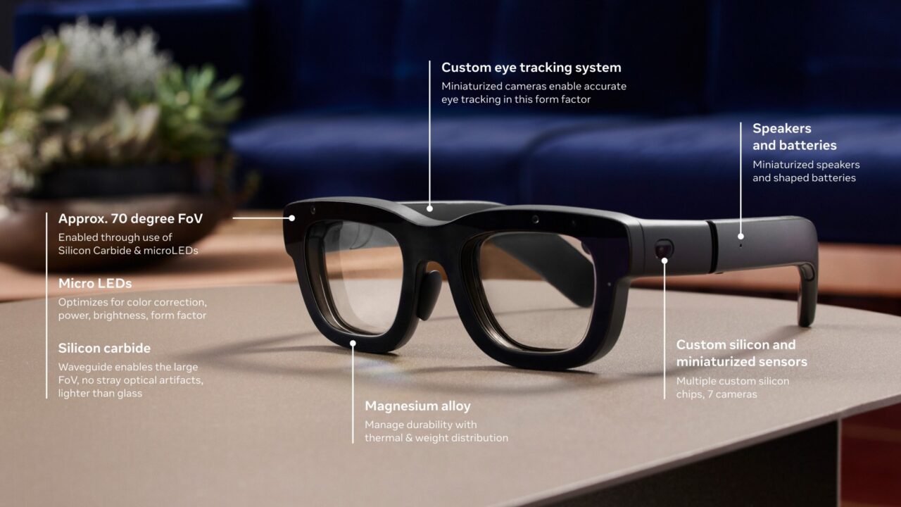 Meta Orion are new AR glasses that spiritually succeed the Google Glass