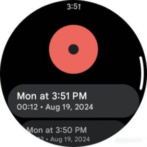 Pixel Watch 3's Recorder app is just as good as the phone version