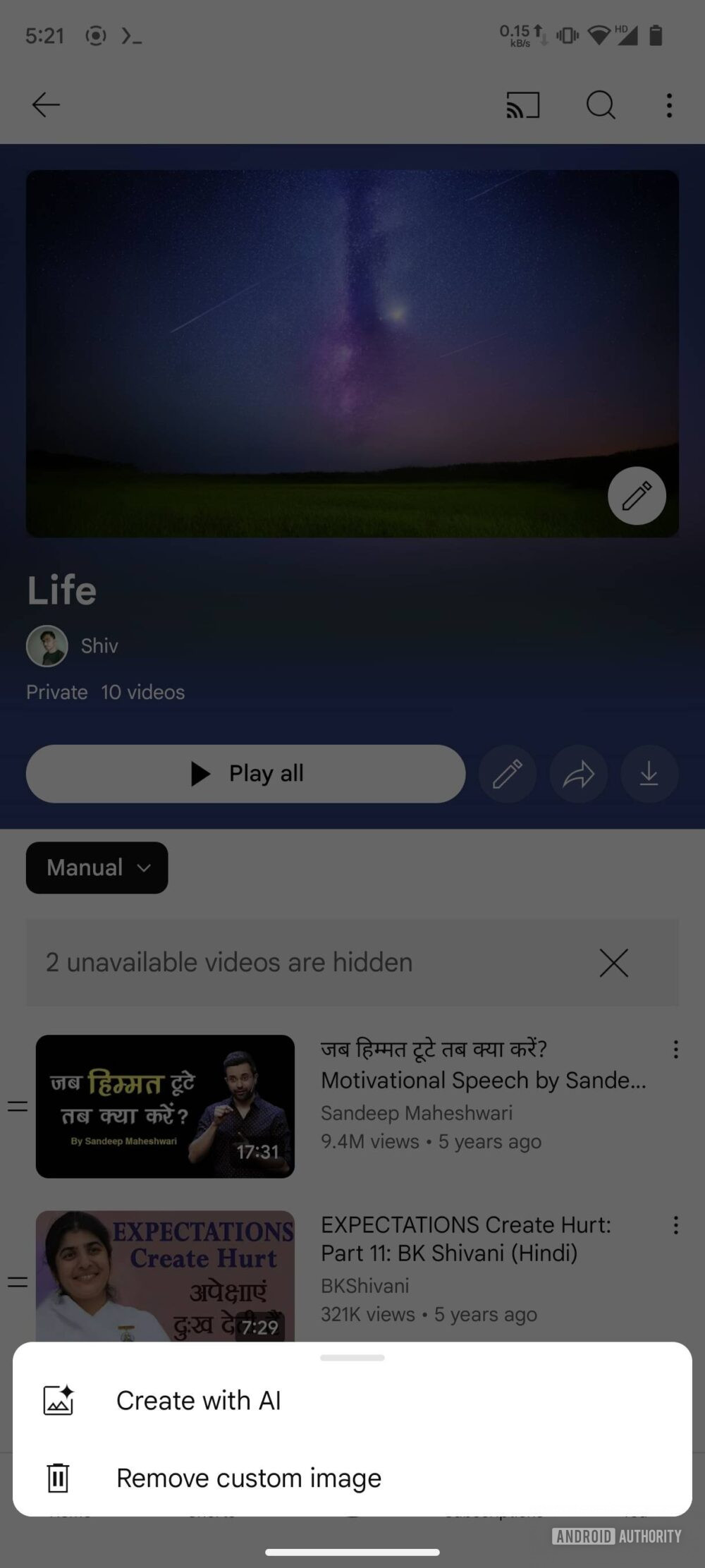 YouTube now supports custom thumbnails for playlists, but there's a catch