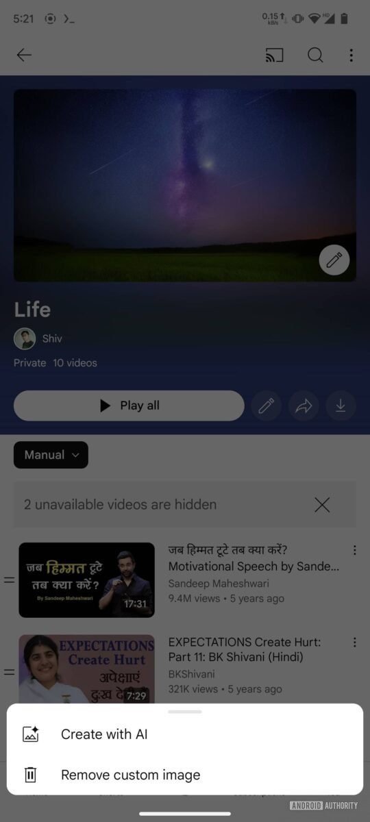 YouTube now supports custom thumbnails for playlists, but there's a catch