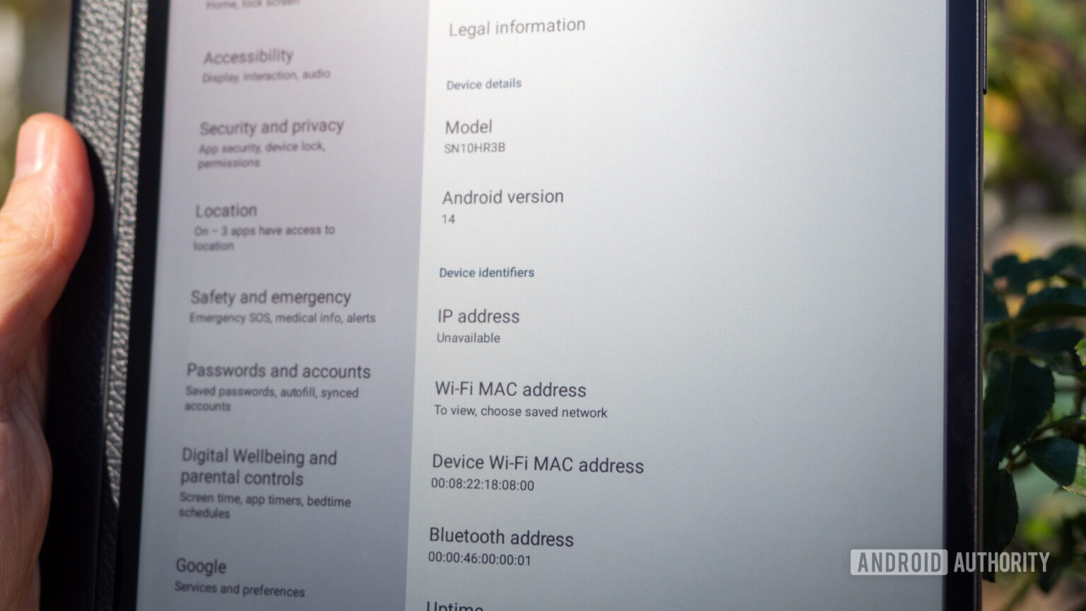 This Android tablet's unique display looks and feels like E-Ink but is ...