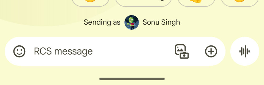 Google Messages "Sending as" indicator in the works - Android Authority