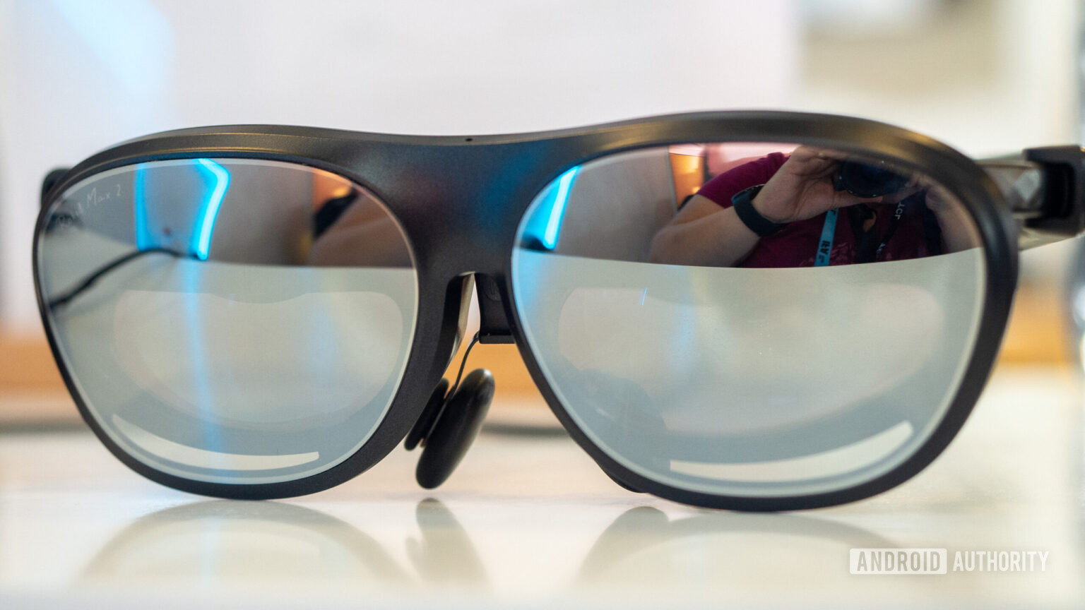 This pair of Android TV AR glasses felt like a Chromecast strapped to ...