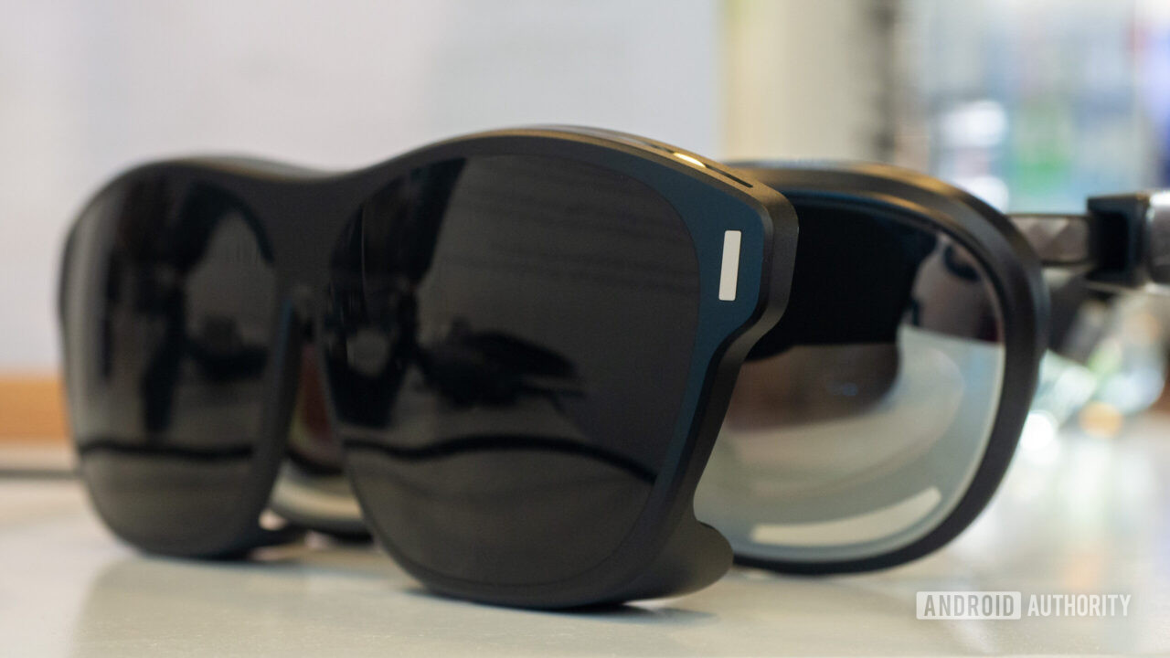 This pair of Android TV AR glasses felt like a Chromecast strapped to ...