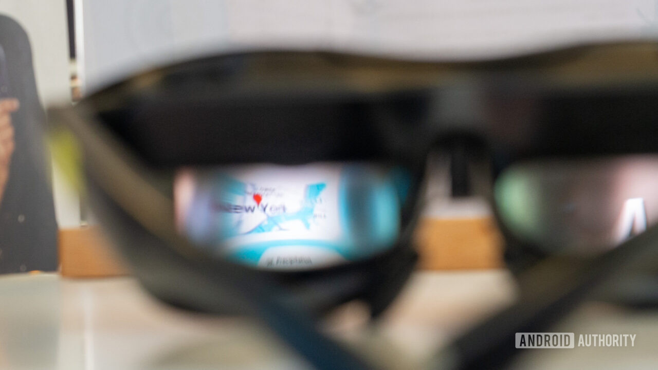 This pair of Android TV AR glasses felt like a Chromecast strapped to ...