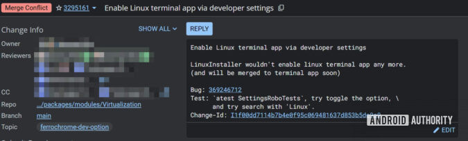 Linux Terminal App Could Be Coming To Android Just Like Chromeos Android Authority